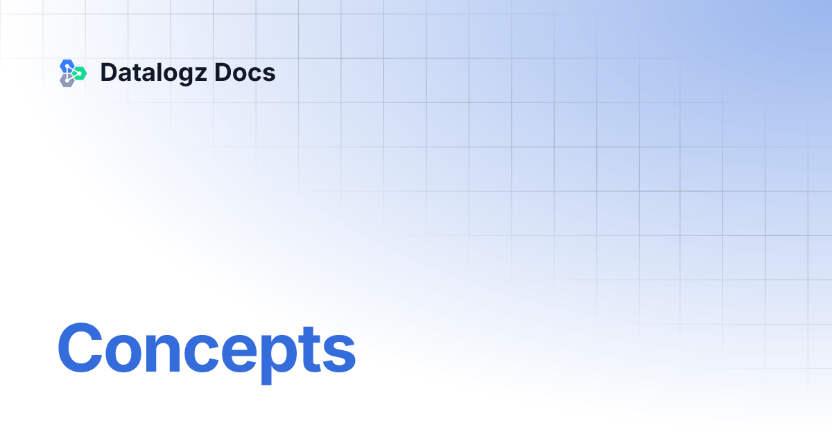 Concepts | Datalogz Docs